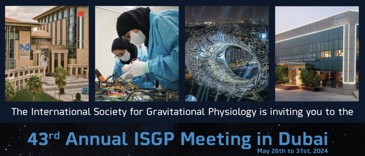 ISGP 2024 in Dubai – International Society for Gravitational Physiology